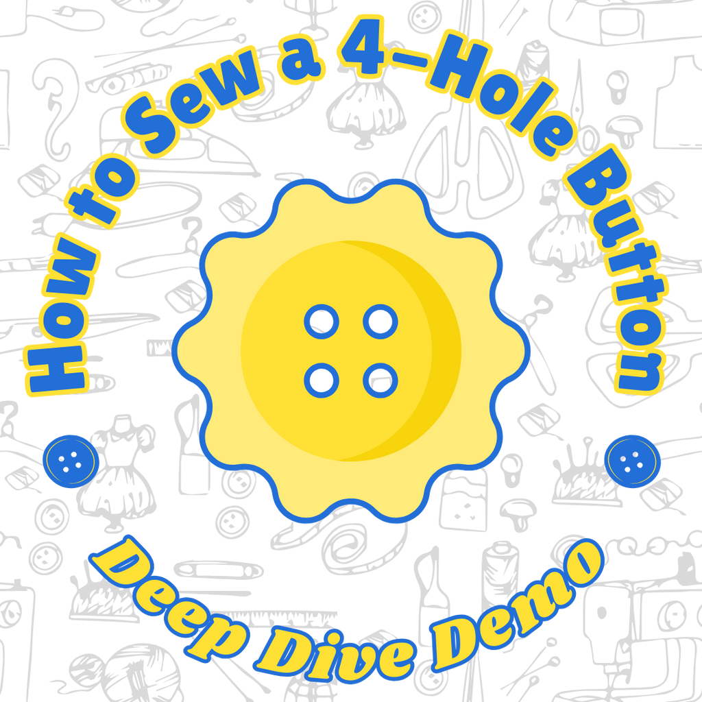How to Hand Sew a 4 Hole Button: A Step-by-Step Guide for Newbie Sewis ...
