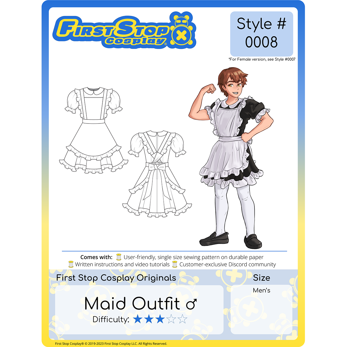 French Maid Apron Pattern