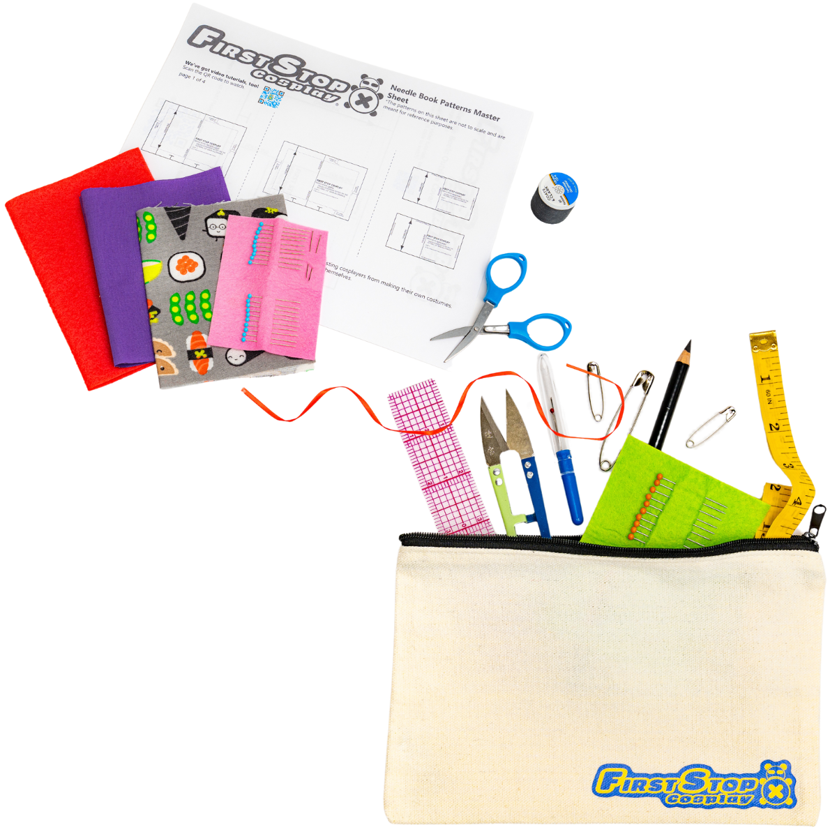 Needle Book Kit & Travel Starter Tool Set Bundle – First Stop Cosplay